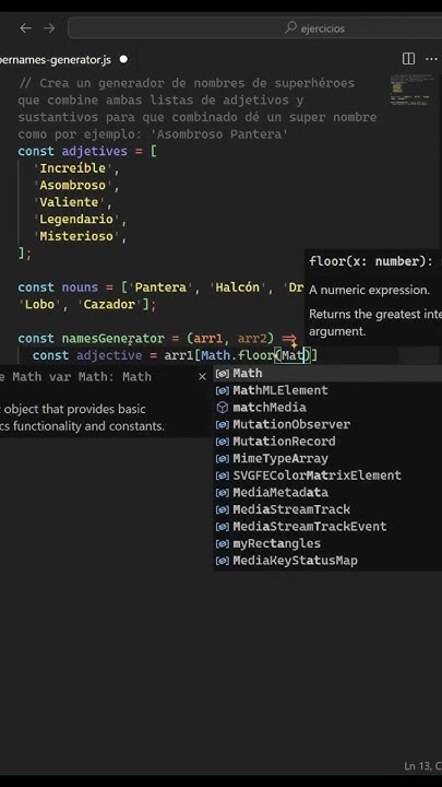 Nuevo reto divertido de JavaScript! #shorts - YouTube