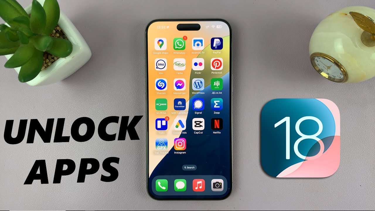 iOS 18: How To Unlock Apps On iPhone - YouTube
