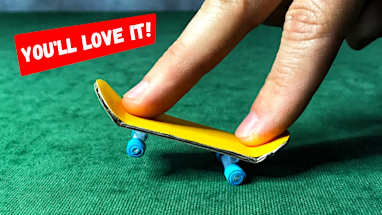 INCREDIBLE Cardboard Fingerboard DIY Paper Craft YouTube INCREDIBLE Cardboard Fingerboard DIY Paper Craft YouTube