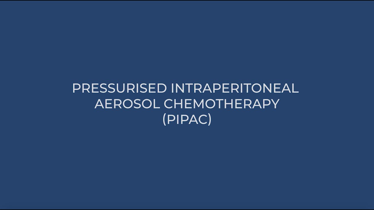 PIPAC - Pressurised IntraPeritoneal Aerosolised Chemotherapy - YouTube
