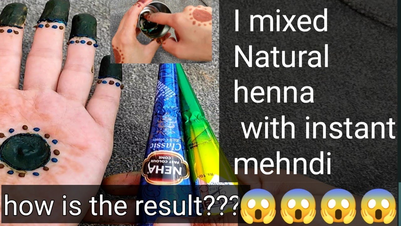 instant mehndi with singh mehndi/neha instant mehndi with natural henna ...