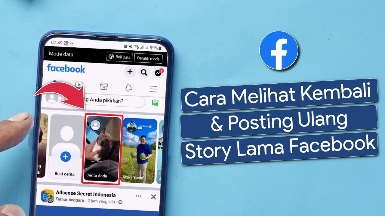 Cara Melihat Kembali Story Facebook yang Sudah Lama - YouTube