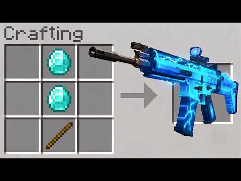 Minecraft ama HER CRAFT SİLAHLAR VERİYOR!