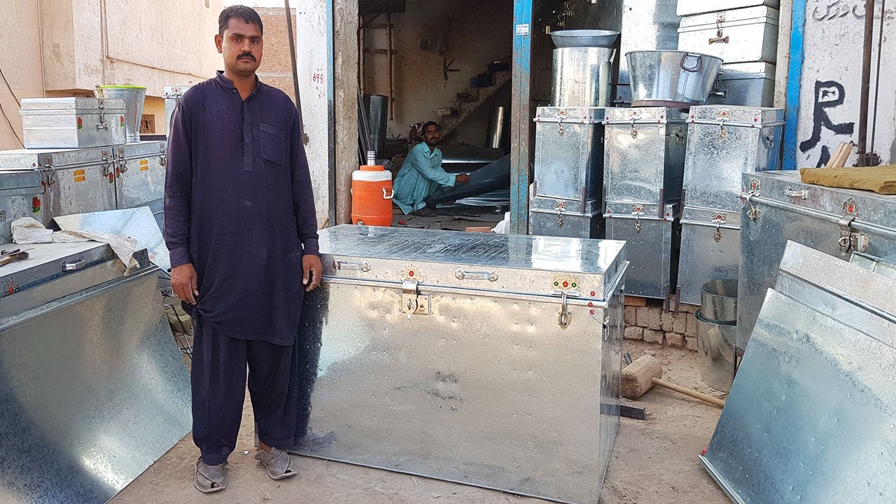 How to Make Trunk with Metal Sheets - Amazing Skills - YouTube