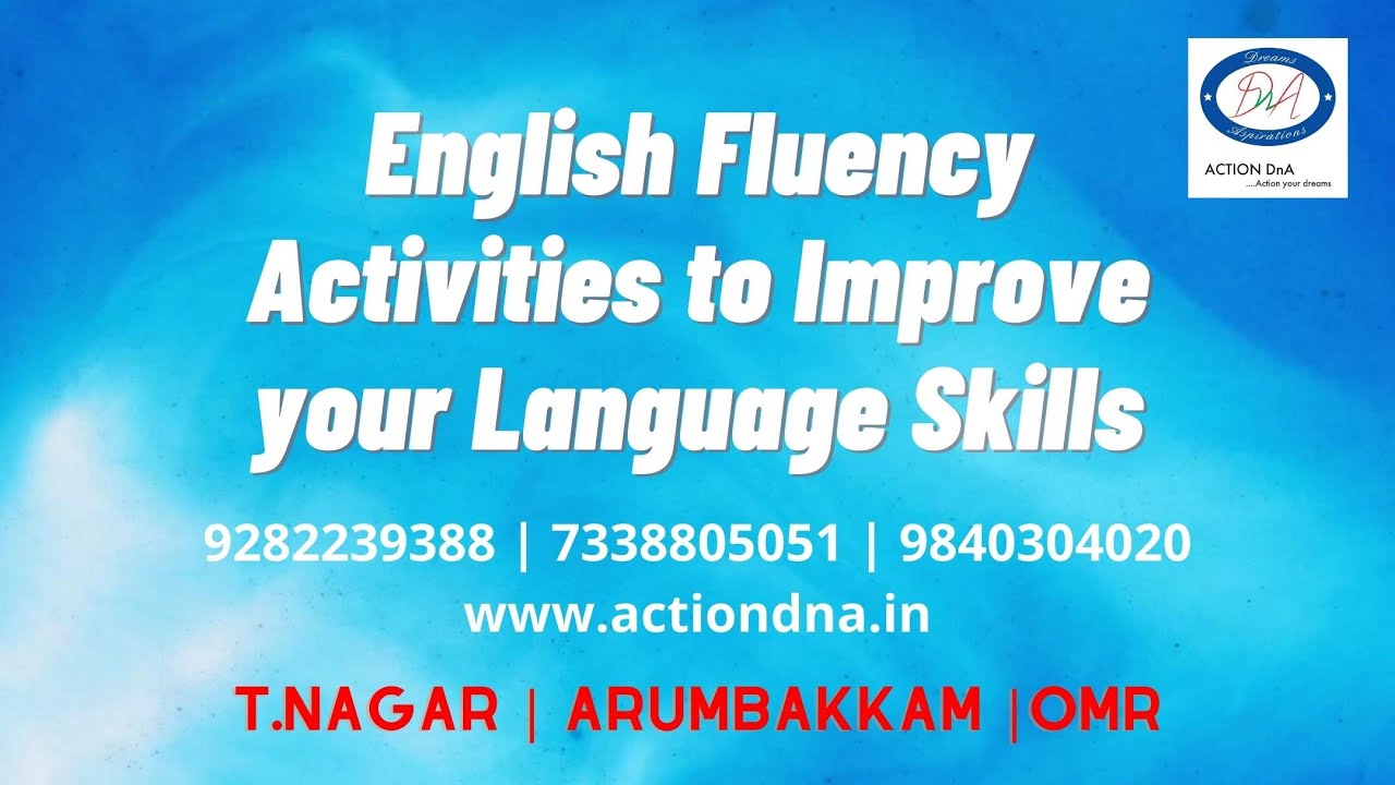 English Fluency Activities to Improve your Language Skills - YouTube