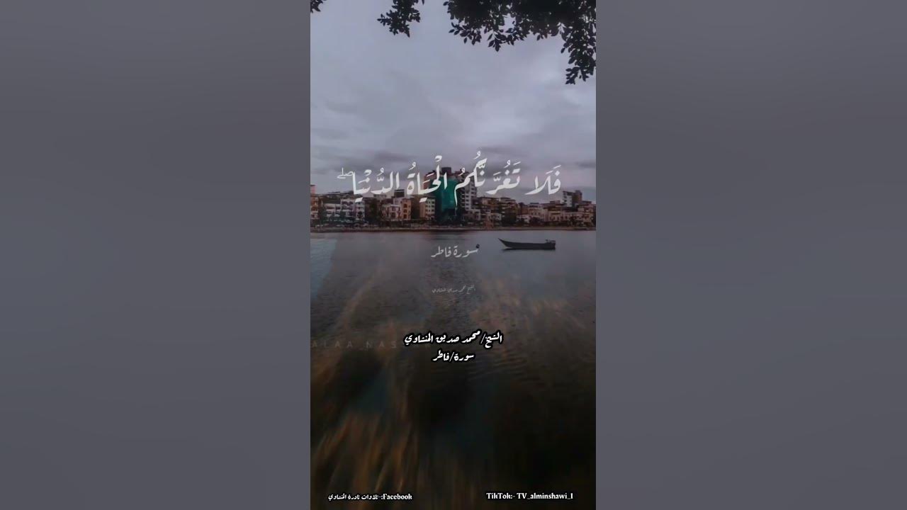 يَا أَيُّهَا النَّاسُ إِنَّ وَعْدَ اللَّهِ حَقٌّ ۖ فَلَا تَغُرَّنَّكُمُ