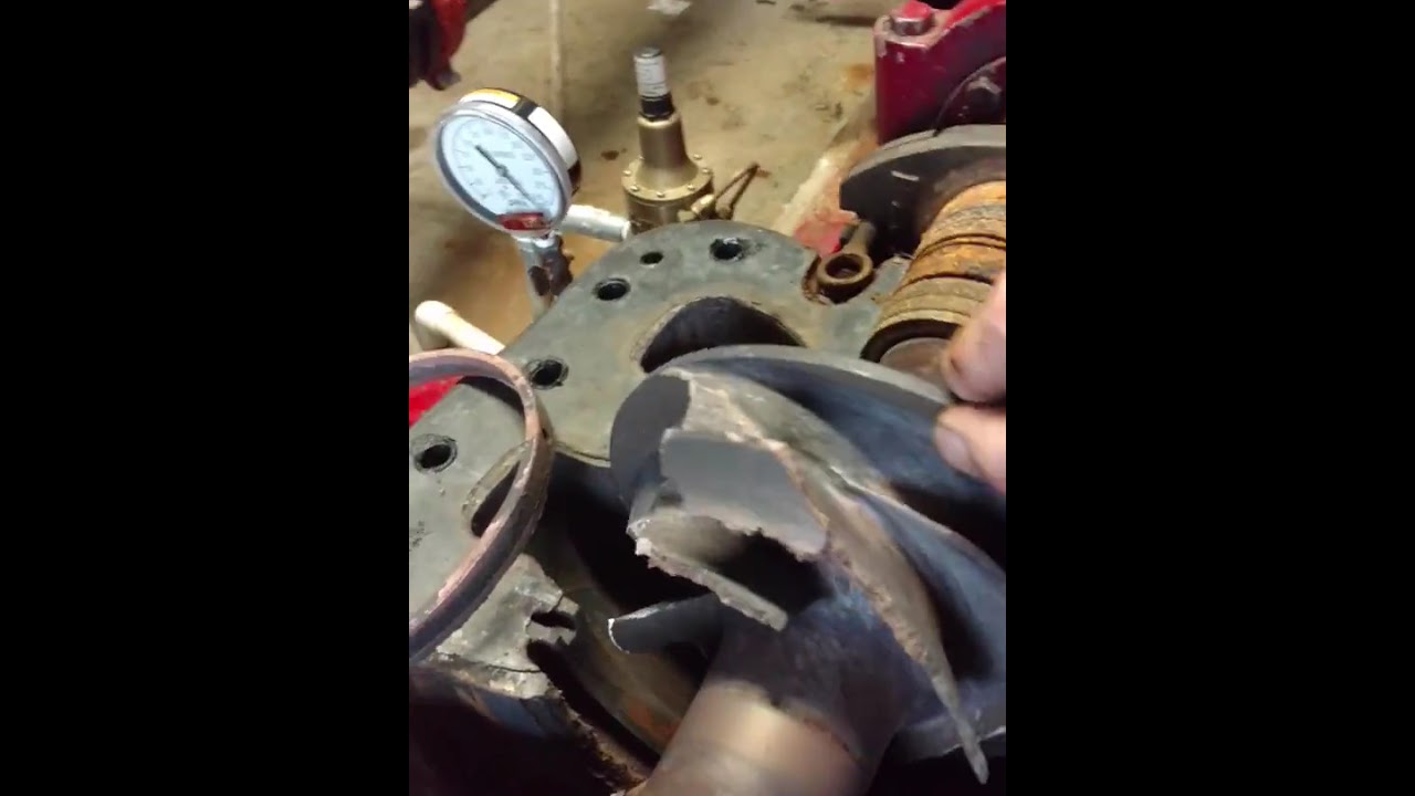 Fire Pump runs with No Water = Complete internal Destruction - YouTube