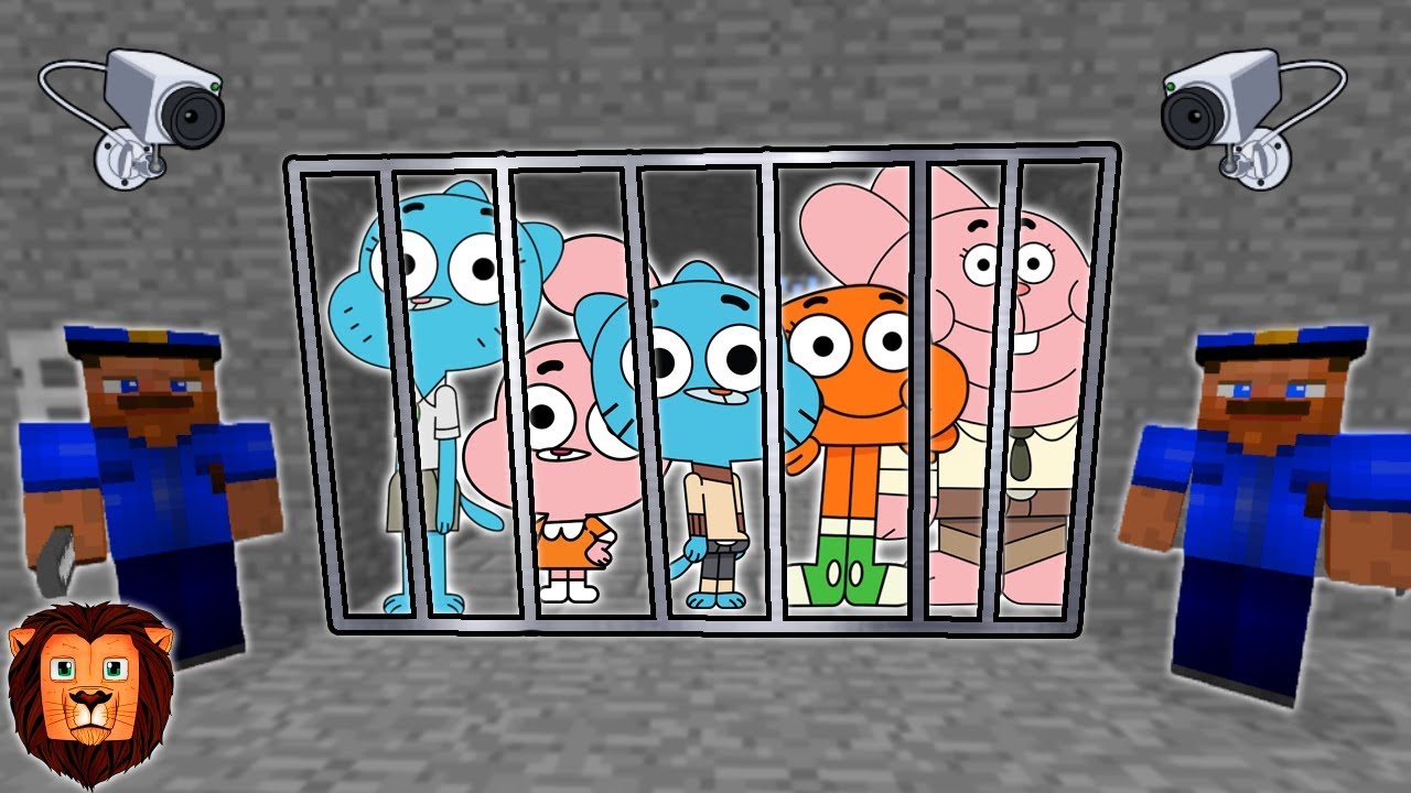 EL INCREIBLE MUNDO DE GUMBALL PRESOS (MINECRAFT PRISON ESCAPE ...