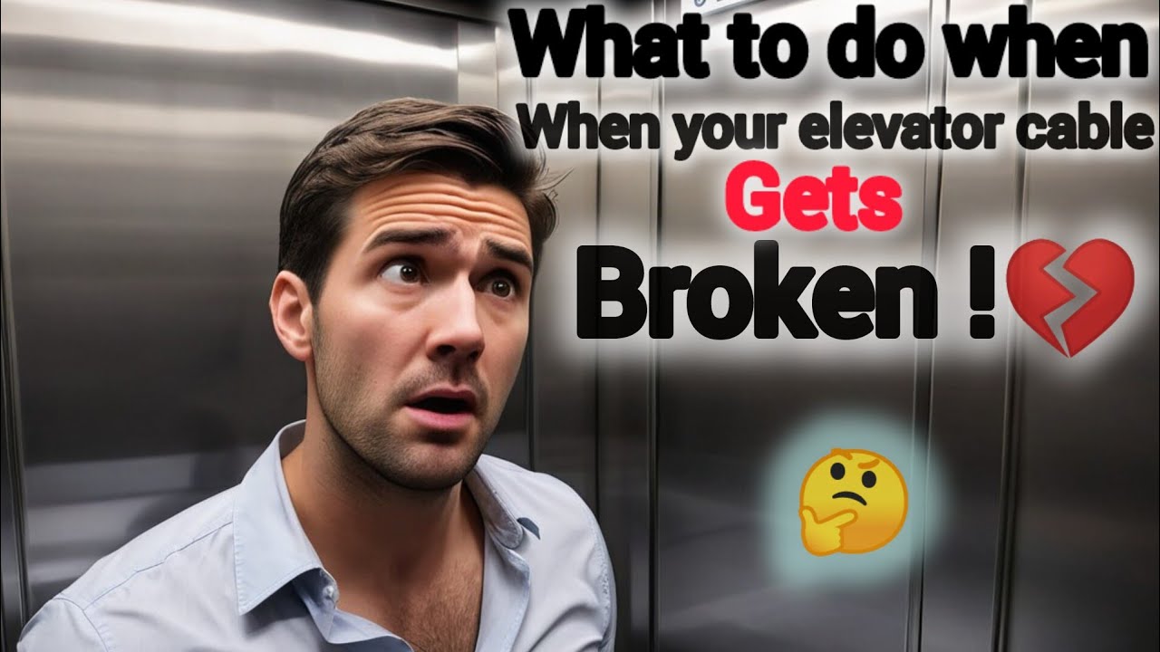 What to do, when the elevator you're in gets a broken cable 😱! - YouTube