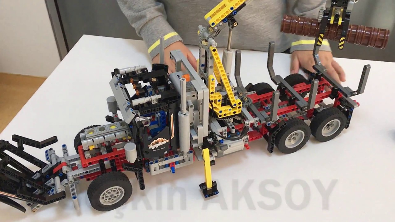 Lego Technic Logging Truck - 9397 Anlatım - YouTube