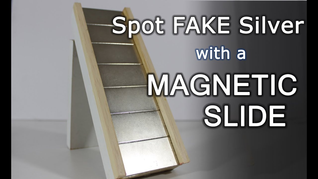 Spot Fake Silver Coins w/ Magnetic Slide - YouTube