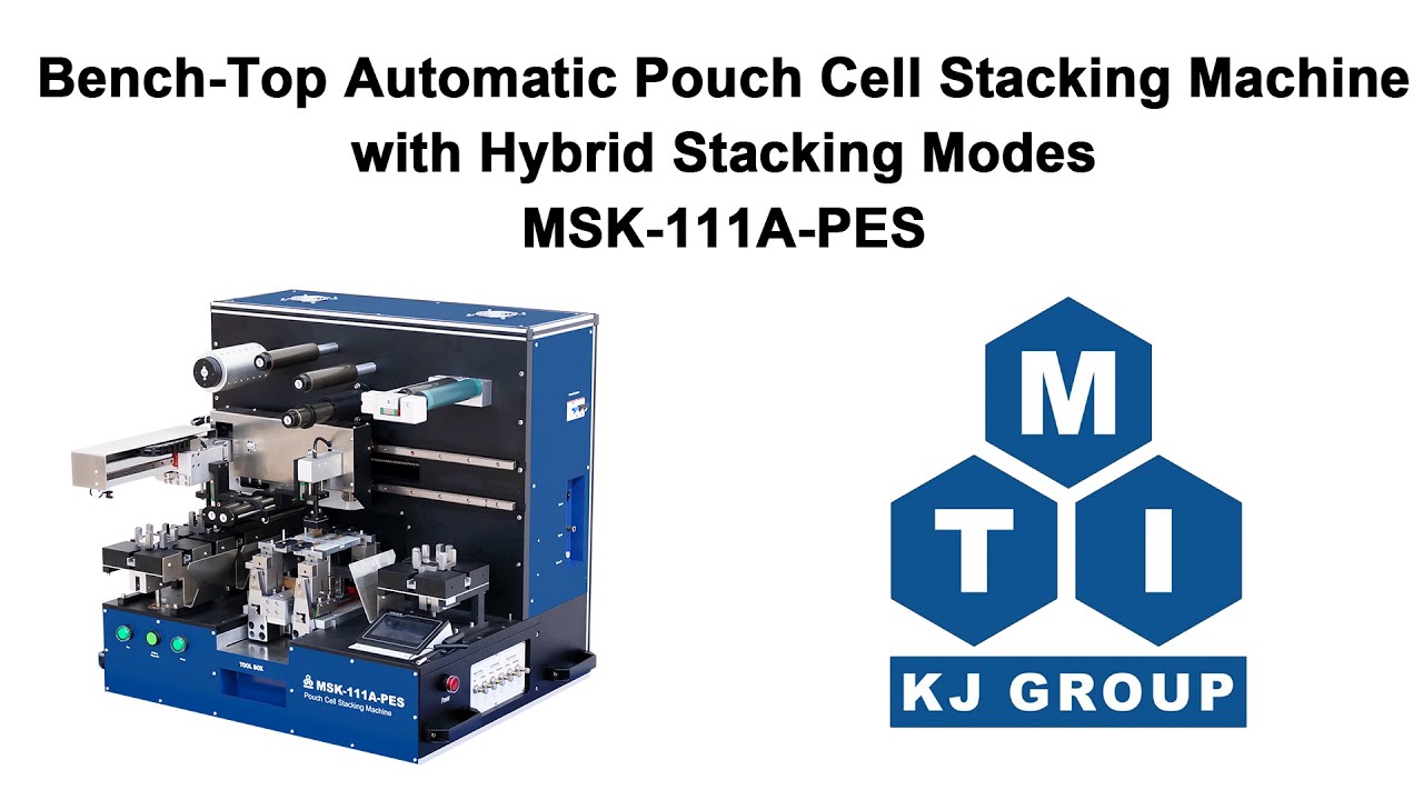 Bench-Top Automatic Pouch Cell Stacking (Max. 100 mm W)Machine Glovebox ...