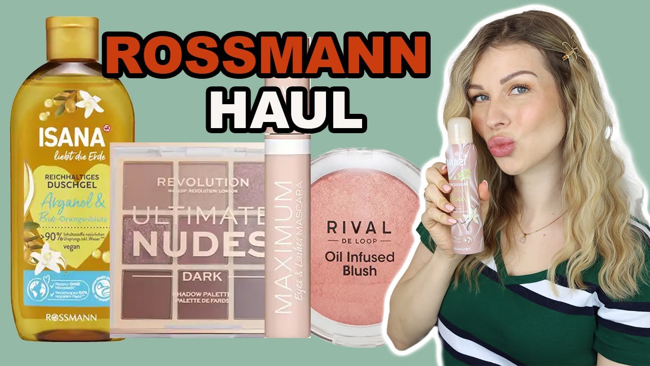 ROSSMANN HAUL April 2024 I ISANA MAKE UP REVOLUTION RIVAL LOVES ME I ...