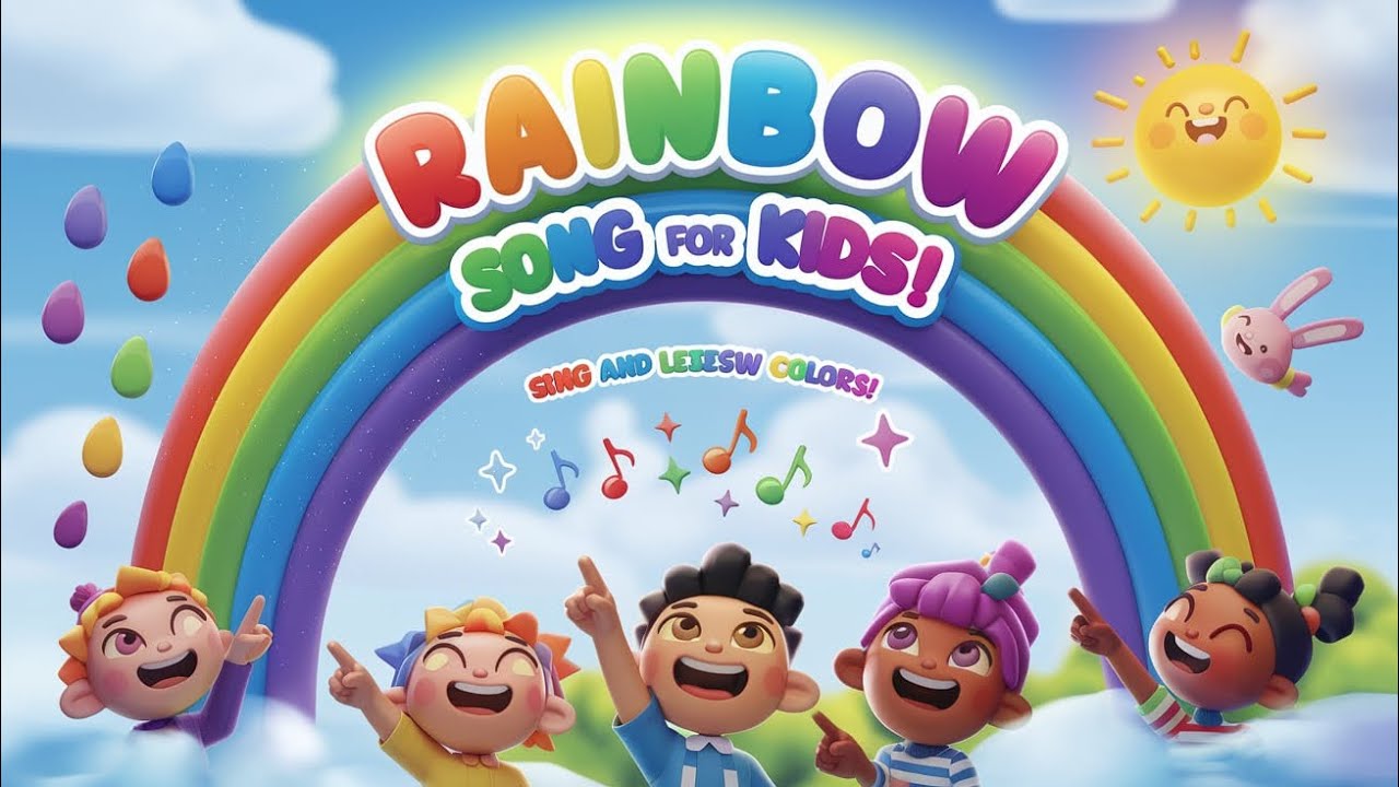 The Rainbow Song for Kids | Learn Colors with Fun and Music!" #kids ...