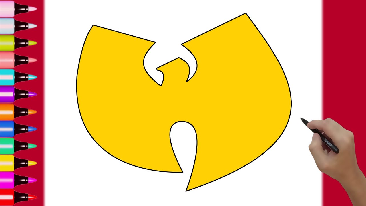 How to Draw Wu Tang Clan Logo - Easy Step by Step - YouTube