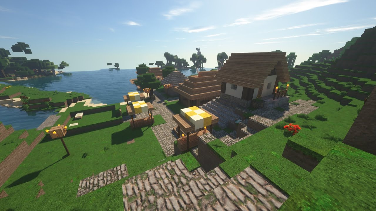 Minecraft - Cap.10 - Balcon de Casa, 2 Casas mas en la Aldea y Aldeano ...