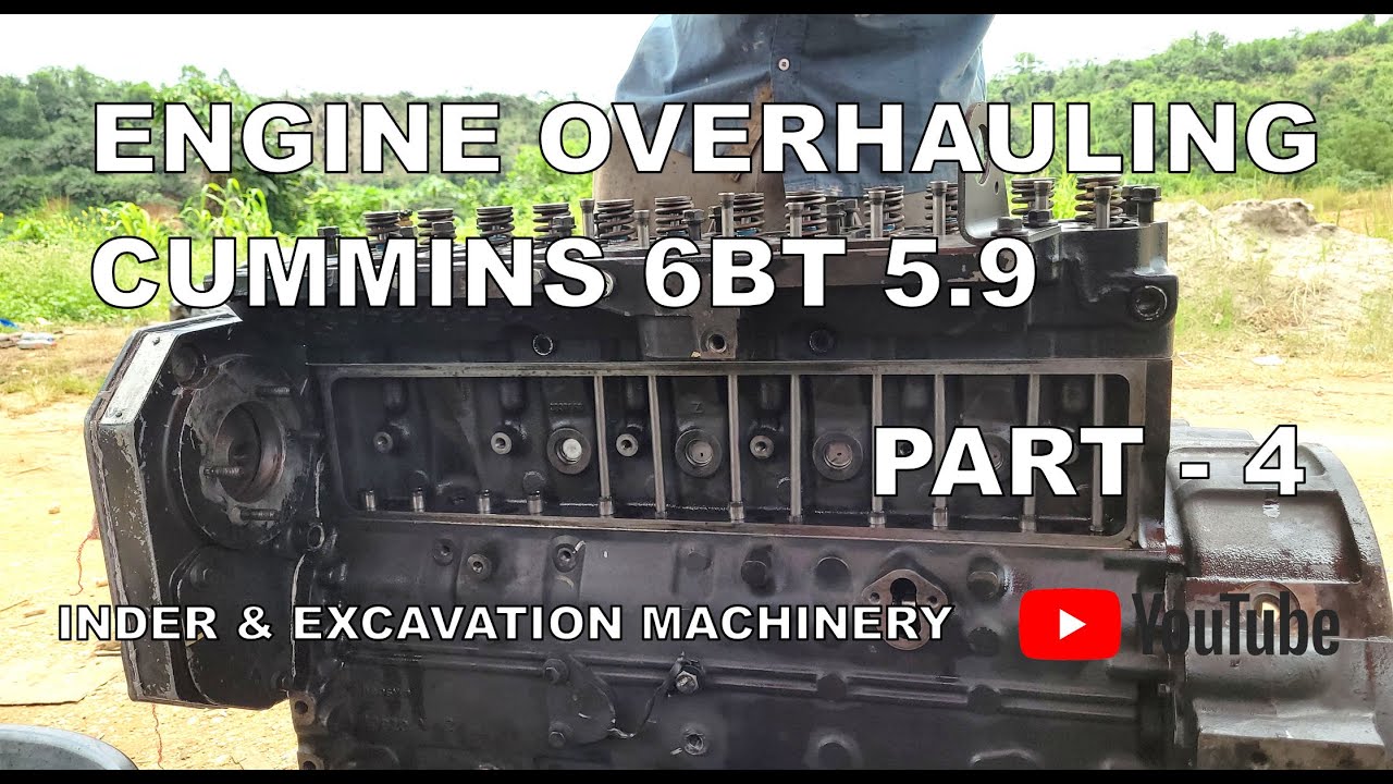 ENGINE OVERHAULING CUMMINS 6BT 5.9 | ENGINE REBUILED | HYUNDAI,TATA ...