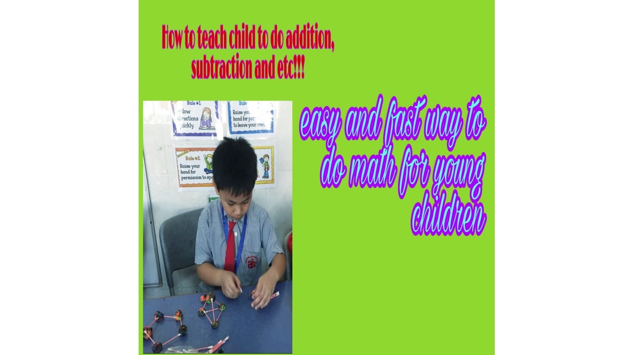 Cool Math Trick for kids/ How do I make my child better in Math - YouTube