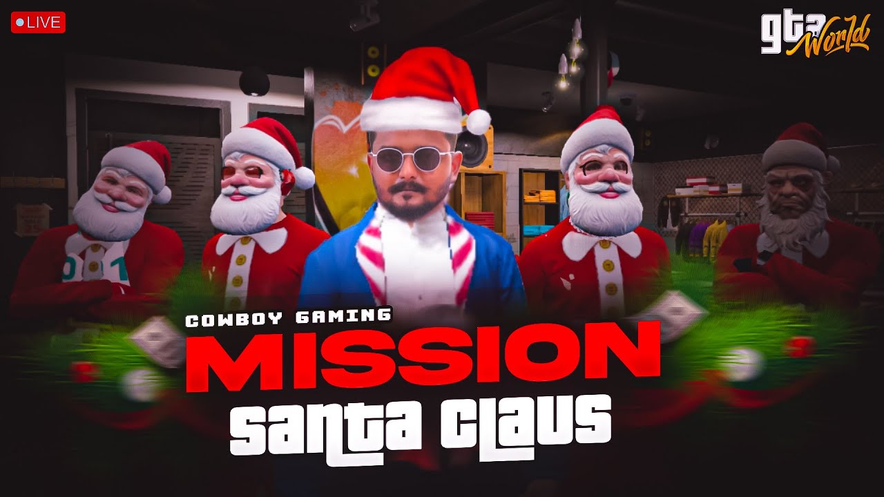 MISSION SANTA CLAUS AGAINST PD GET READY | GTA 5 RP ROLEPLAY | KOTHWALA ...