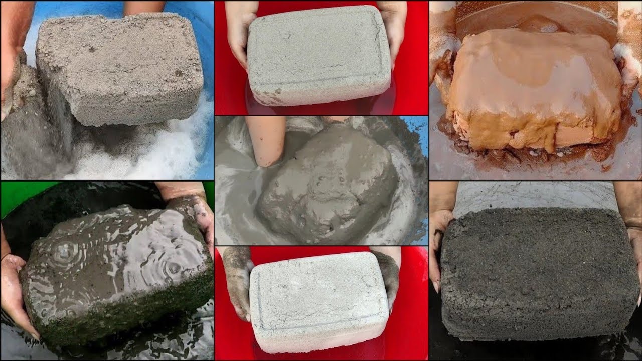 ASMR:mazydar huge dusty 7 texture slabs compilation in 2x/creamy and ...