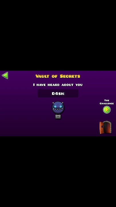 Codigo de GD para el Vault of Secrets #geometrydash - YouTube