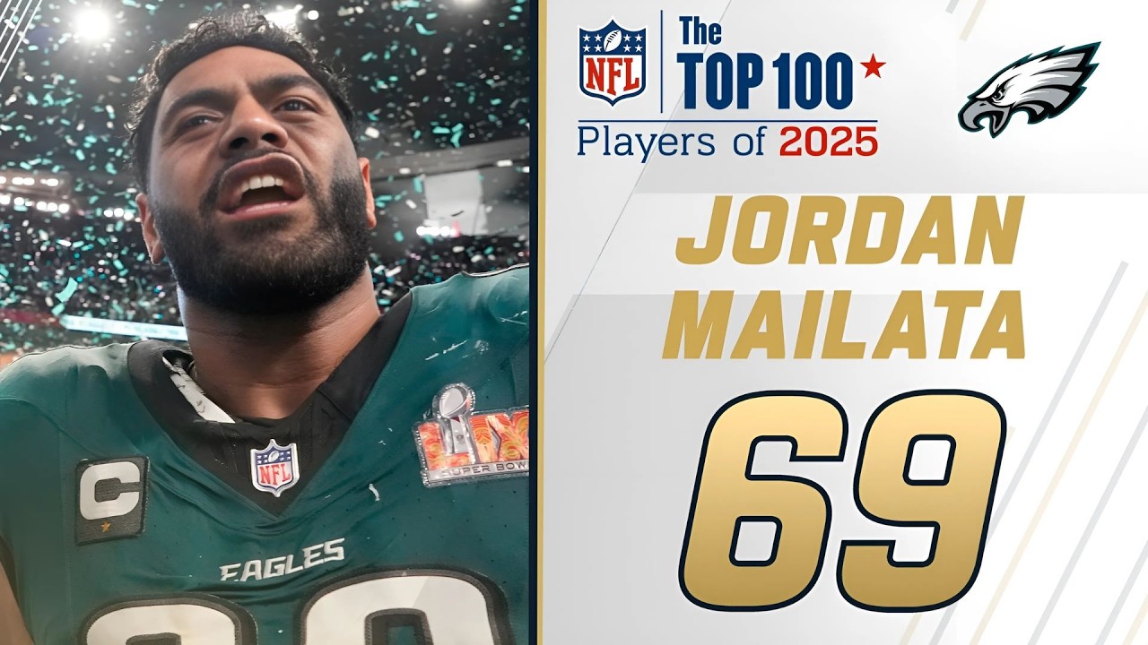 #69 Jordan Mailata (OL, Eagles) | NFL Top 100 Players of 2025 - YouTube