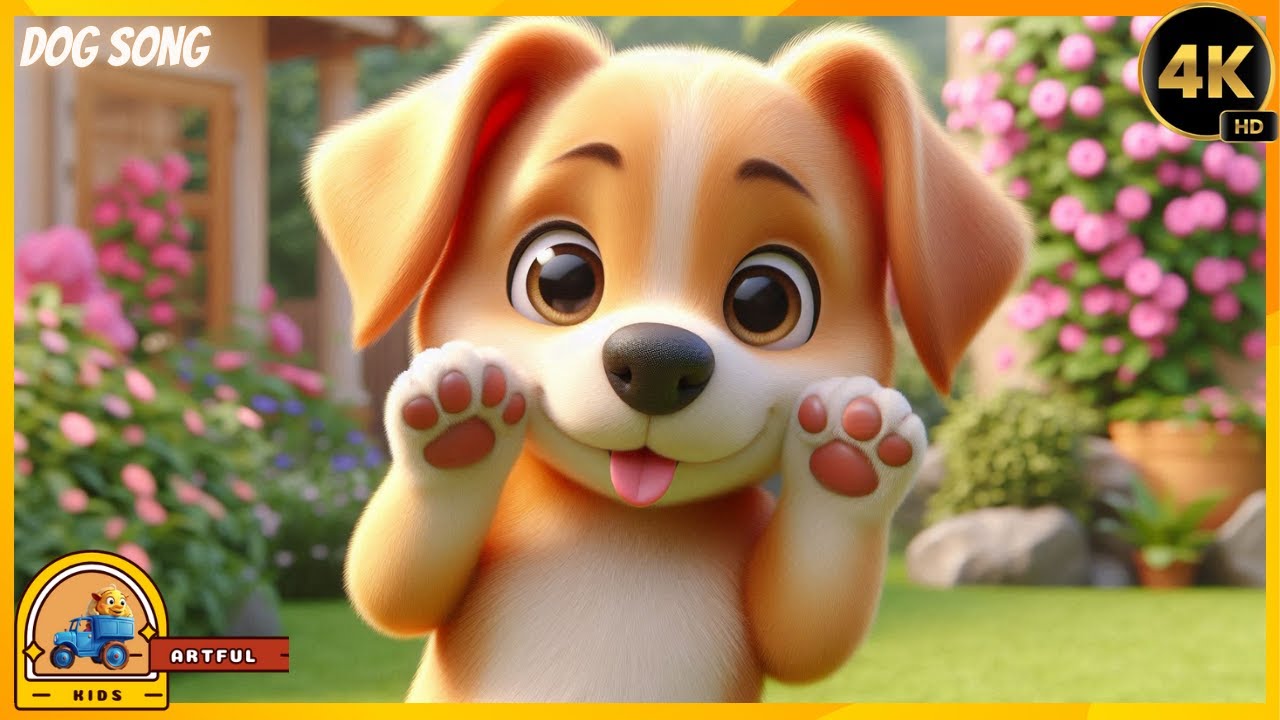Baby Dog Song For Kids | Artful Animations - YouTube