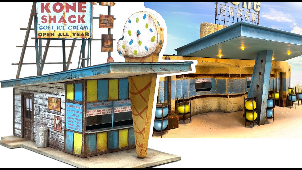 Building a model of an ice cream shop! - YouTube