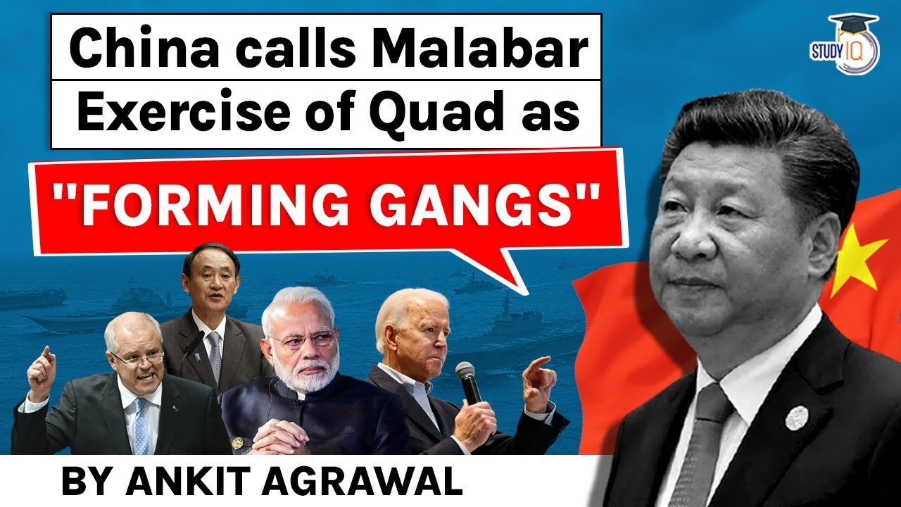 Malabar Exercise 2021 by QUAD countries in Guam - Why China is so ...