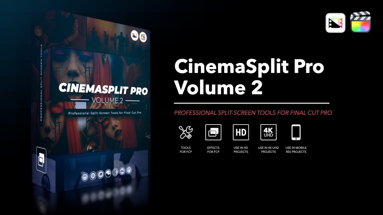 CinemaSplit Pro Vol. 2 - Professional Effect-Based Split-Screen Tools for FCP - Pixel Film ...