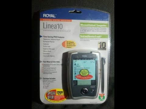 PDA tech of the early 2000s - YouTube