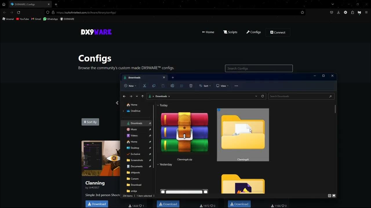 How to import configs to DX9WARE - YouTube