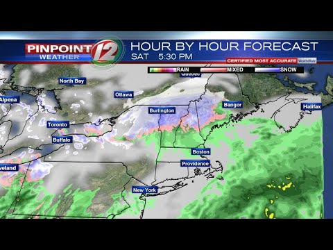 WEATHER NOW: Off/On Drizzle This Evening, Rain/Snow Overnight - YouTube
