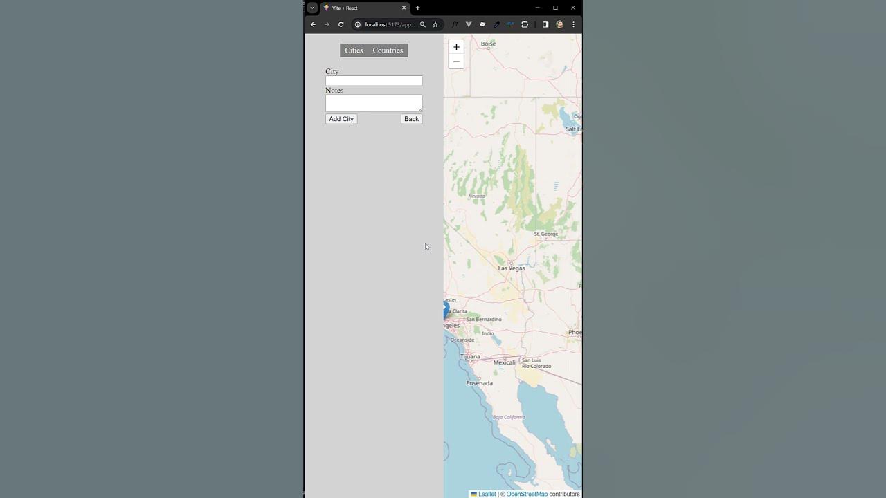 Get City Details Using Lat And Long Details With Api In React App React18 Leelawebdev React