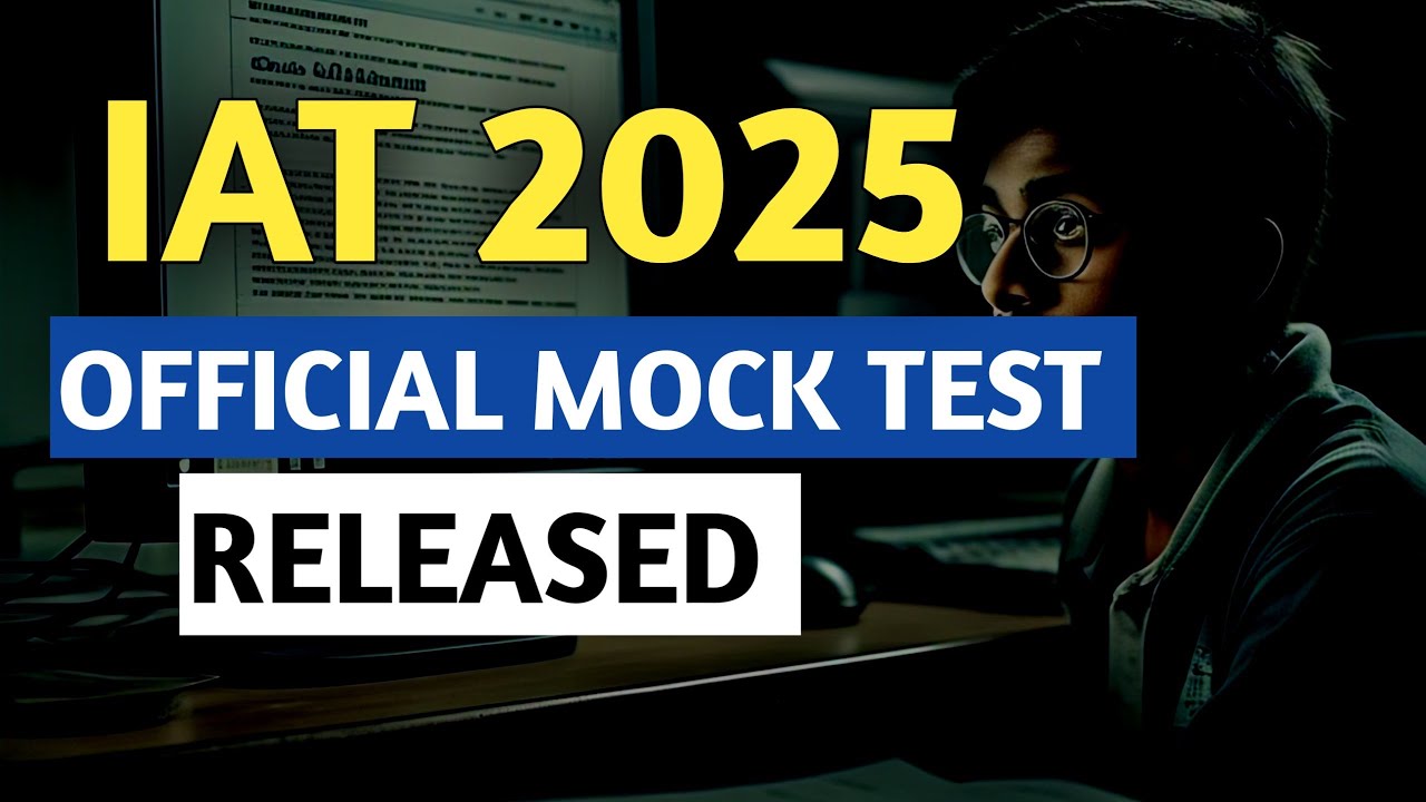 IAT 2025 Official Mock Test Released | Check Details, Pattern & How to ...
