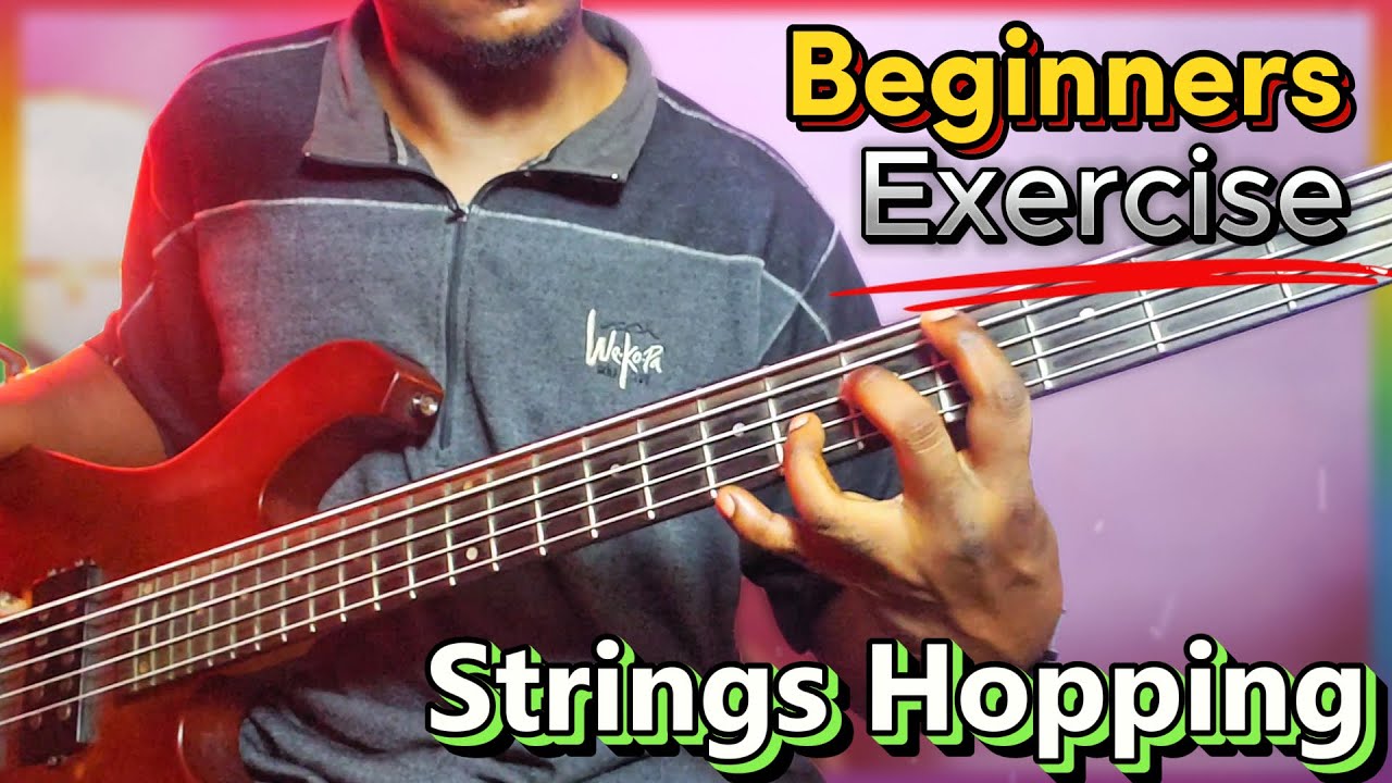 Easily Pluck through Strings With this 2 Hopping Bass Guitar Exercise ...