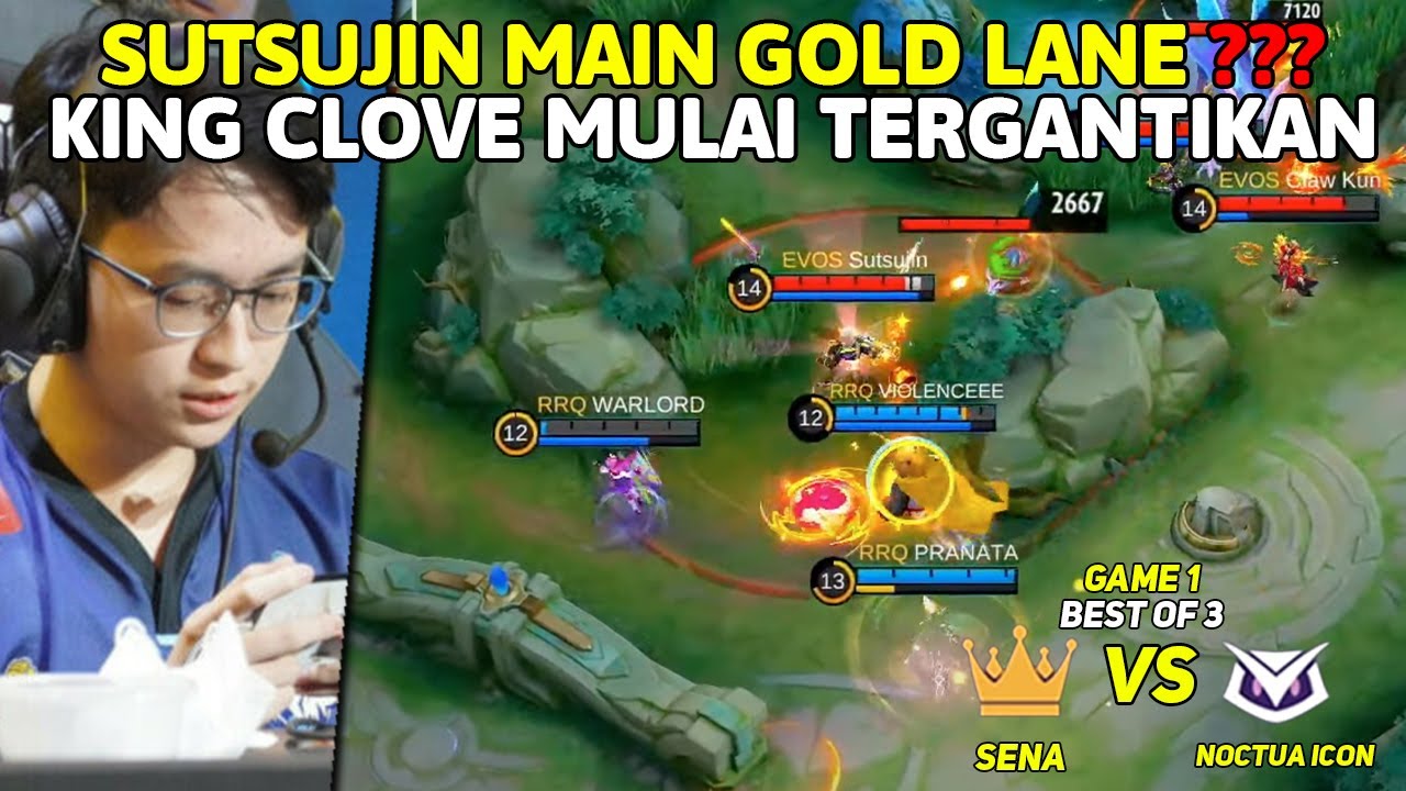 INI DIA GOLD LANER BARU EVOS !!! SUTSUJIN PINDAH GOLD LANE NGERI BRO ...