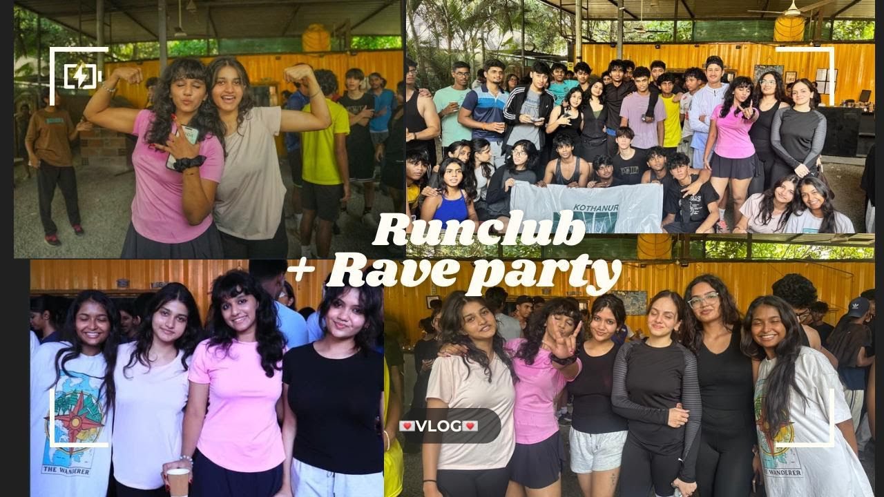 run club + rave after party vlog 🏃‍♀️🎧💖 - YouTube