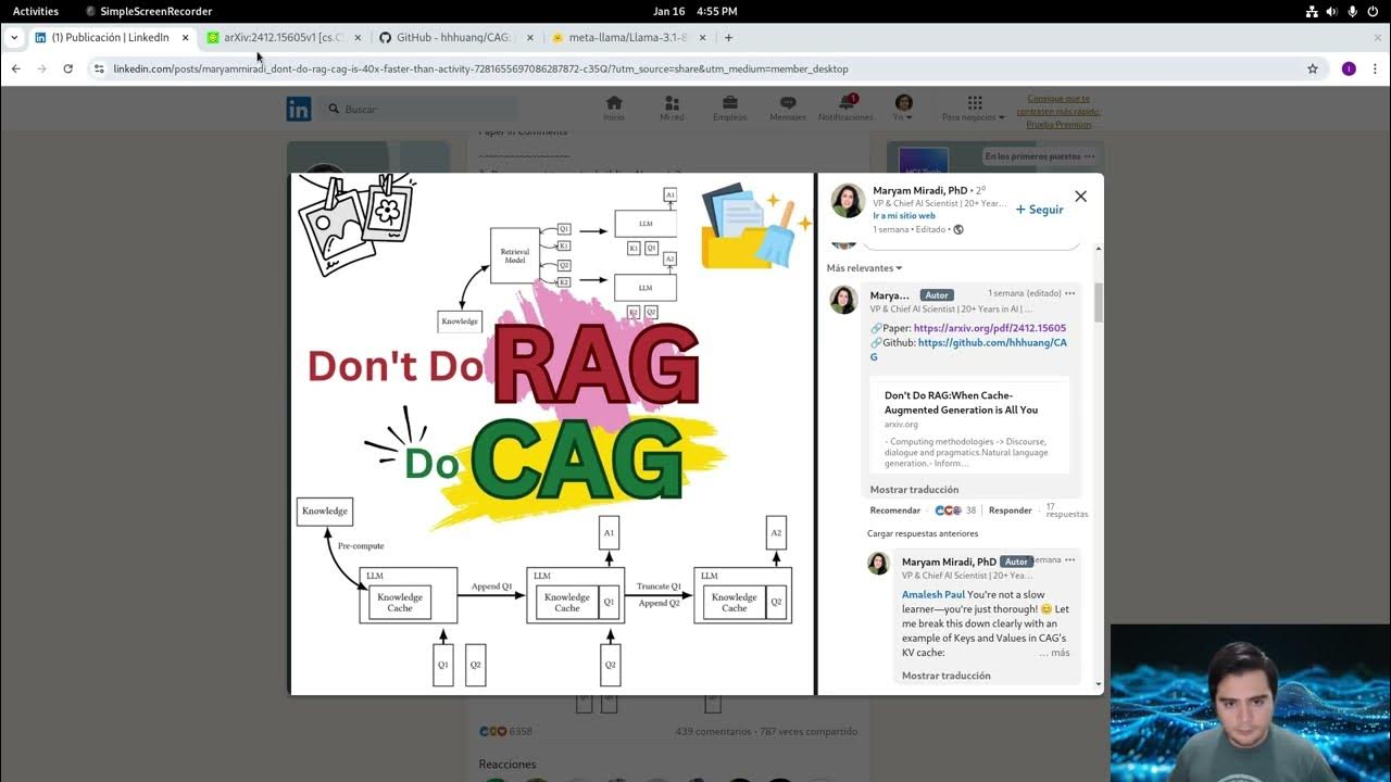 Don't Do RAG Do CAG: When Cache-Augmented Generation is All You Need - Instalación y prueba ...