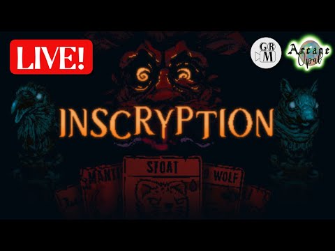 INSCRYPTION Blind Playthrough Reaction 03/12/2025 - Cryptic Consoles LIVE STREAM - YouTube