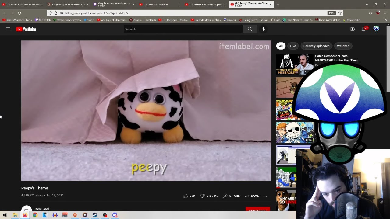 Watching Youtube with Mike: Peepy - Rev After Hours [Vinesauce] - YouTube