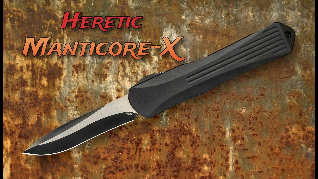 Heretic Manticore-X: Solid USA Made OTF Auto Knife! - YouTube