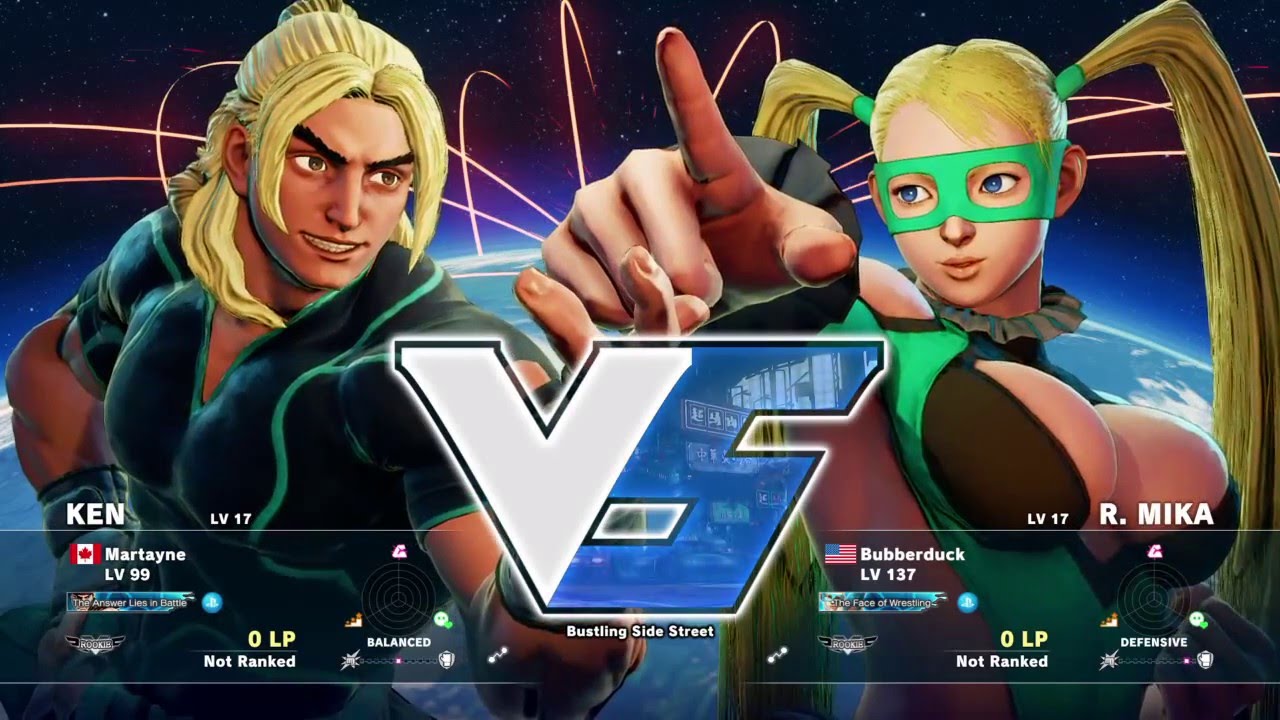 SFV R.Mika Ranked Match 01! - YouTube