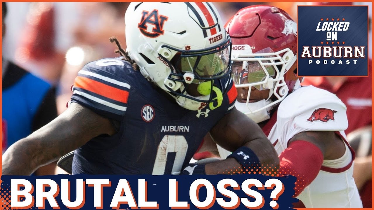 REACTION: Auburn football EMBARRASSED by Arkansas - YouTube