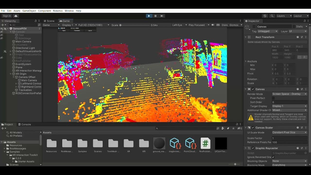 Rosbag playback in Unity with VR integration on Oculus Quest 2 (Part 1) - YouTube