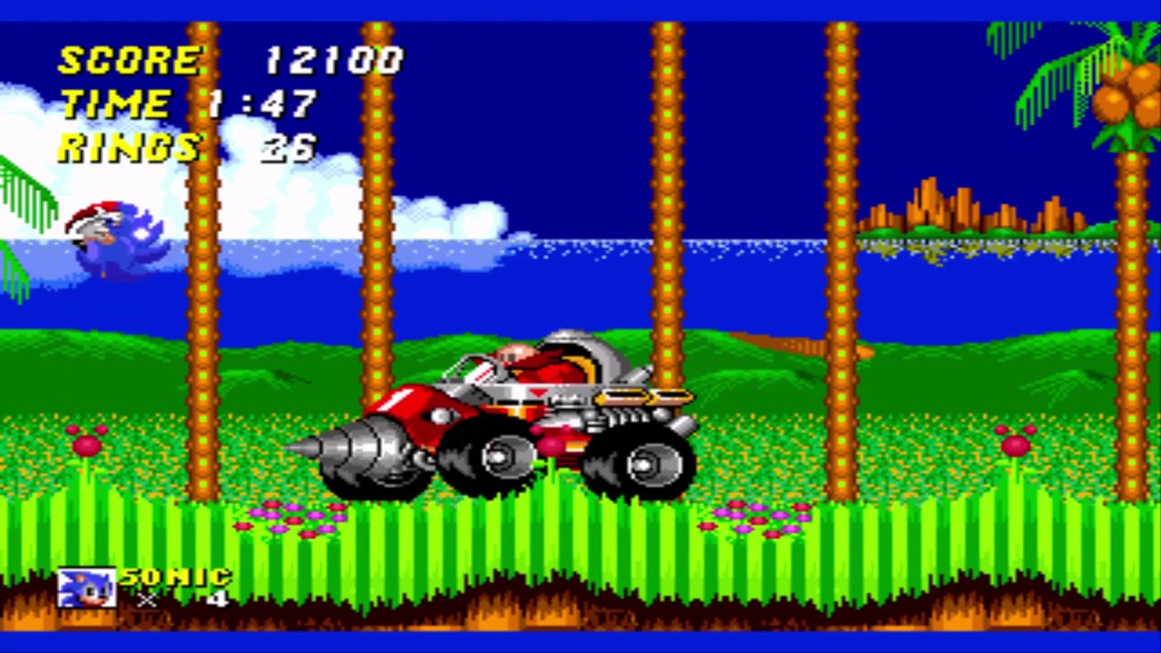 Sega Genesis - SONIC THE HEDGEHOG 2 (1992) gameplay (con microfono ...