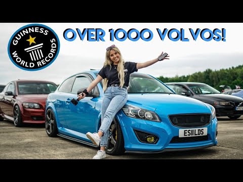 GUINNESS WORLD RECORD FOR THE MOST VOLVOS IN CONVOY!! Over 1000 Volvos!