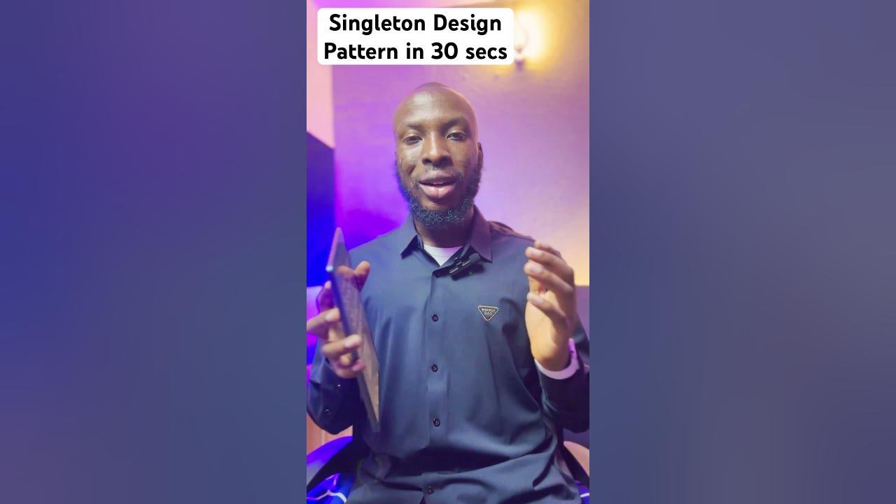 Singleton Design Pattern In 30 Seconds Softwareengineer Designprinciples Youtube