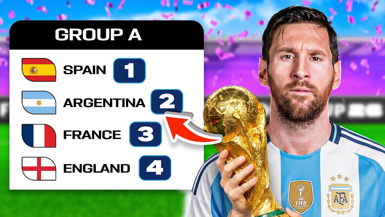 World Cup, But in FIFA RANKINGS ORDER! 🌎 - YouTube