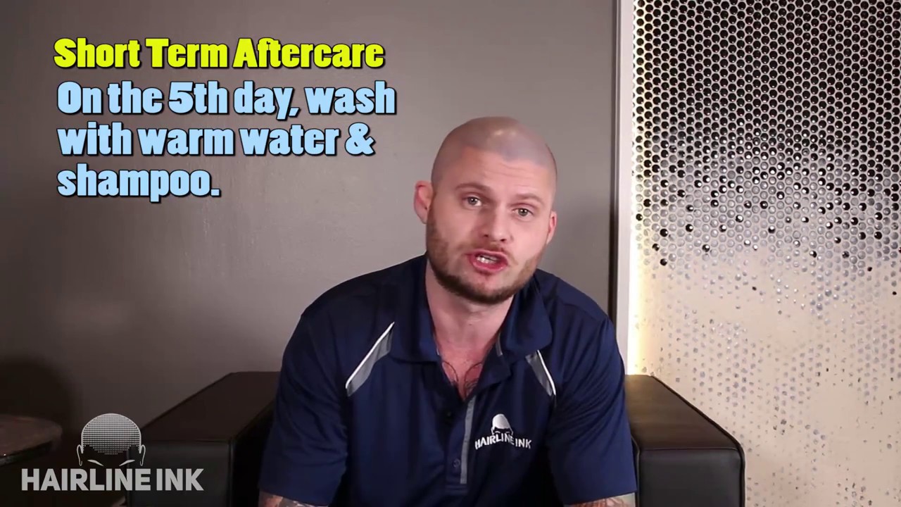 SMP Treatment Aftercare by Hairline Ink - YouTube